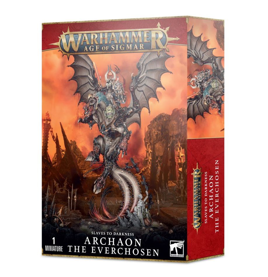 Warhammer AOS - Slaves To Darkness - Archaon Everchosen – Battle Ready ...