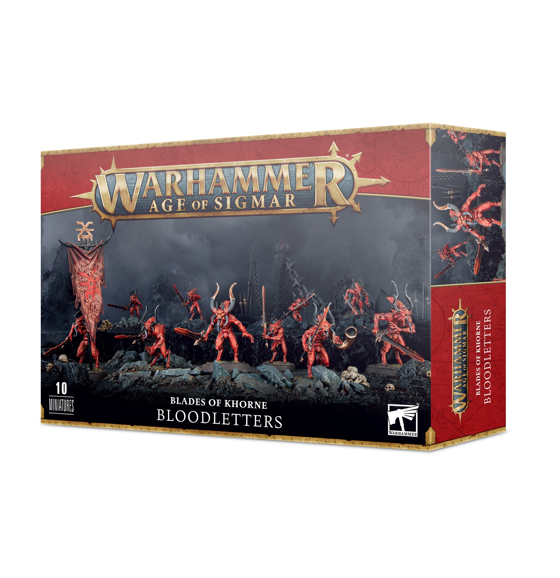 Warhammer 40K - Warhammer AOS - Chaos Daemons - BLOODLETTERS – Battle ...
