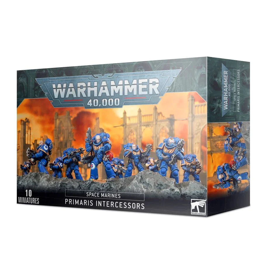 Warhammer 40K - Space Marines - PRIMARIS INTERCESSORS SQUAD – Battle ...